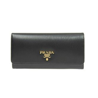 Prada Saffiano Leder Portemonnaie - - Accessories - Damen - Schwarzk - ONE SIZE