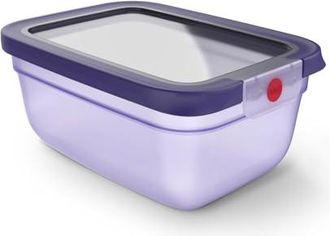 Emsa oneClick Frischhaltedose, verschlossen mit nur 1 x Klick, Lebensmittel 2 x l&auml;nger frisch, 100% dicht, Made in Germany, 1,5L, gefrier-, mikrowellen- un