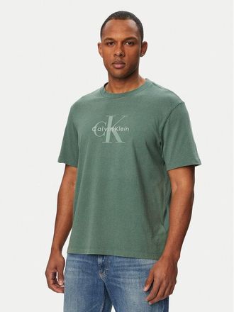 Calvin Klein Jeans T-Shirt SS 20S LV04RG832G Gr&uuml;n Regular Fit
