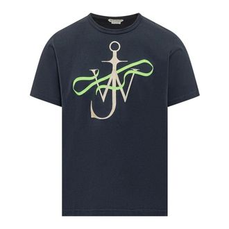 J.W.Anderson Ribbon Anchor T-shirt - - Tops - Herren - Blau - XL