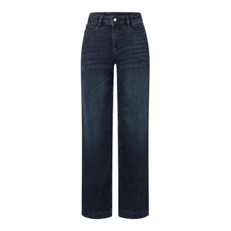 M.A.C Midnight Blue Dream Wide Uhr - - Jeans - Damen - Blau - L