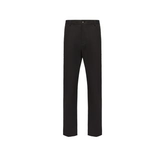 Moncler Moncler Technical Cotton Blend Trousers, Men, Black, Size: 50