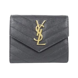 Saint Laurent Pre-owned Calf Wallet - - Pre-owned - Damen - Schwarzk - ONE SIZE