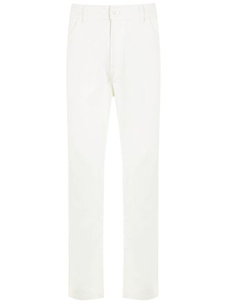 Amir Slama pantalon droit en coton - Blanc