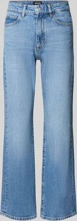 HUGO BOSS Slim Fit Bootcut-Jeans aus Baumwoll-Mix Modell PARKWAY-STR