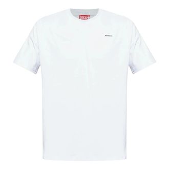 Diesel Rundhals-T-Shirt - - Tops - Herren - Wei&szlig; - L