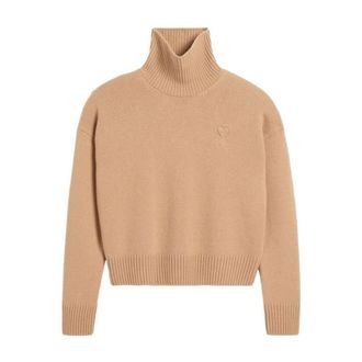 Ami Beiger Woll-Kaschmir-Casual-Pullover - - Knitwear - Damen - Beige - XL