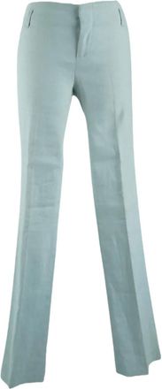 Gucci pantalon à coupe évasée - Bleu