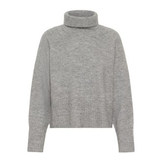 Kaffe Rollkragenpullover - - Knitwear - Damen - Grau - 2XL