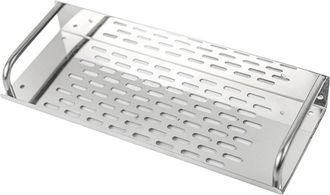 Angoily Edelstahl Wandregal Badezimmerregal 20cm Einlagiges Aufbewahrungsregal ohne Bohren Rostfrei für Dusche Küche und Wc