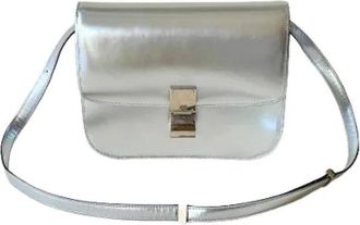 Celine Pre-owned Sac Bo&icirc;te Classique - Femme - Pre-owned - Gris - Taille: ONE Size