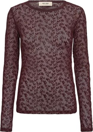 Mos Mosh MOS Mosh, Femme, Tops, Violet, Taille: 38 FR Hauts &agrave; manches longues
