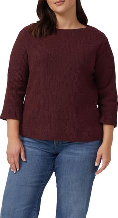 s.Oliver Verk&uuml;rztes Struktur Shirt mit 3/4-Arm