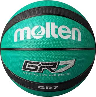 Molten Basketball, grün/schwarz, 7, BGR7-GK