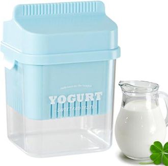 Generic Passoire &agrave; yaourt, passoire &agrave; yaourt avec couvercle, passoire &agrave; pression pour yaourti&egrave;re - Filtre &agrave; lait multifonction - Panier &agrave; lait &agrave; mailles fines