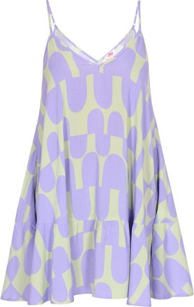 Mymo Kleid Frauen Limetten-Lavendel