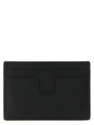 Tom Ford Textured Leather Card Case - Black