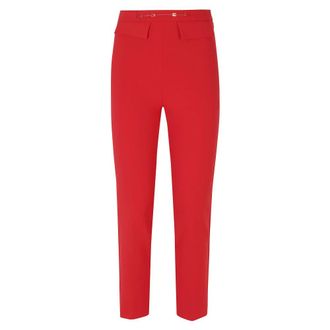 Elisabetta Franchi Straight Hosen - - Trousers - Damen - Rot - XS
