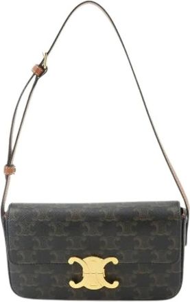 Celine Sac bandouli&egrave;re vintage Pre-owned - Femme - Pre-owned - Noir - Taille: ONE Size