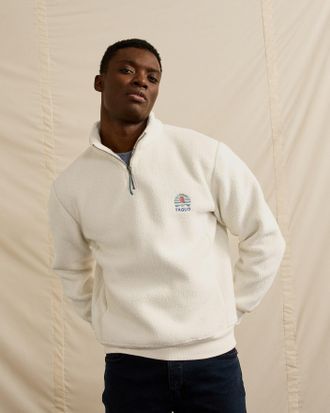 Faguo Pull camionneur logo FAGUO &eacute;cru