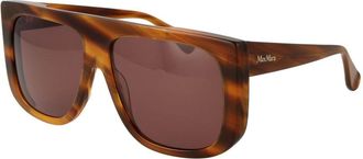 Max Mara Braune Acetat-Sonnenbrille