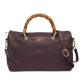 Gucci Pre-owned Bamboo Handtasche - - Pre-owned - Damen - Rot - ONE SIZE