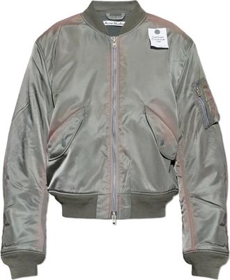 Acne Studios Homme, Vestes, Vert, Taille: M Blouson Bomber D&eacute;lav&eacute;