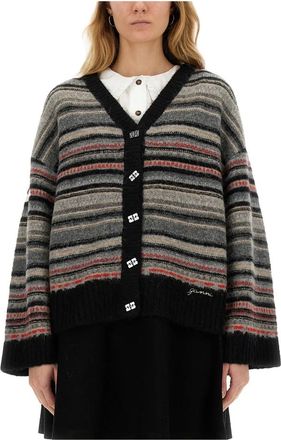 Ganni Damen, Strickwaren, Mehrfarbig, XSGr&ouml;&szlig;e
