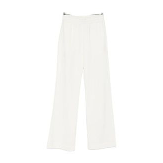 Dondup Femme, Pantalons, Blanc, Taille: 38 FR Pantalon avec Taille &Eacute;lastiqu&eacute;e