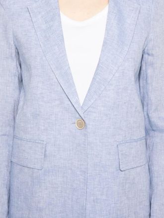 PESERICO Womens Single-Breasted Blazer Ss26 W