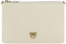 Pinko Pinko, Femme, Sacs, Beige, Taille: ONE Size Bos Taurus Shoulder Bag