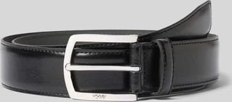 HUGO BOSS Lederg&uuml;rtel mit Logo-Schliesse