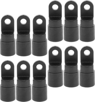 IFUNDOM 12 St&uuml;ck Bungee Seilhaken aus Kunststoff f&uuml;r Kajak und Boot Elastische Endlaschen f&uuml;r Gummiseile f&uuml;r Binnen und K&uuml;stengew&auml;sser