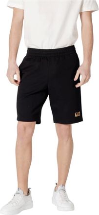 Emporio Armani Emporio Armani Ea7, Homme, Shorts, Noir, Taille: XS Short en Coton avec Poches Avant