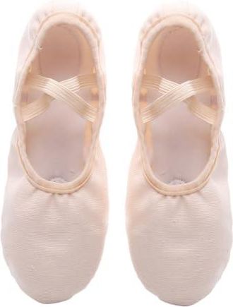 BESPORTBLE AKOOSY Chaussures de Danse Ballet Légères sans Lacets avec Semelle Antidérapante Élastique Souples et Durables Adaptées Latine et Moderne Jusquà pour 