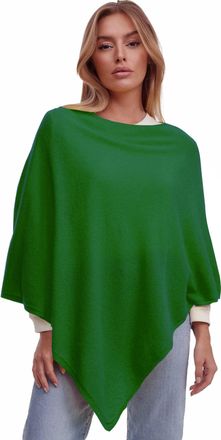 Glamexx24 Damen Strick Poncho Unifarbe Cape Feinstrick XXL Pullover Umh&auml;ngetuch Eleganz Stil und Komfort f&uuml;r Fr&uuml;hling und Herbst Made in Italy