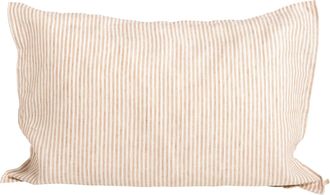 Gabrielle Paris Taie doreiller en lin lav&eacute; ray&eacute; Gabrielle Paris