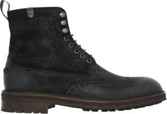 Floris Van Bommel Schn&uuml;rstiefel - - Shoes - Herren - Blau - 41 1/2 EU