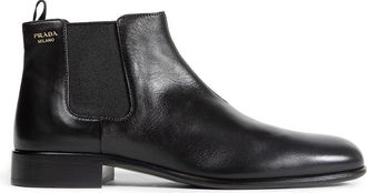 Prada Leather Ankle Boots