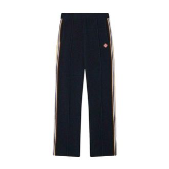 Casablanca Kontrast-Sweatpants - - Trousers - Herren - Blau - XL