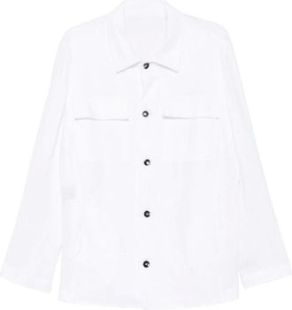Michael Coal Homme, Vestes, Blanc, Taille: L James Pocket Overshirt