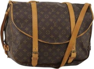 Louis Vuitton Sac bandouli&egrave;re Saumur 43 Pre-owned - Femme - Pre-owned - Brun - Taille: ONE Size