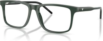 Emporio Armani Homme, Accessoires, Vert, Taille: 53 MM Lunettes de soleil carr&eacute;es en ac&eacute;tate