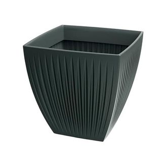 Prosperplast Blumentopf Latia Square MIDL, Ø30 x 30 cm, Anthrazit