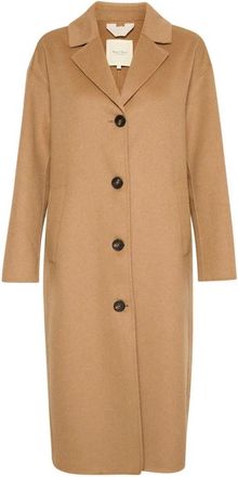 Part Two Femme, Manteaux, Brun, Taille: 36 FR Veste Melange Camel Foncé
