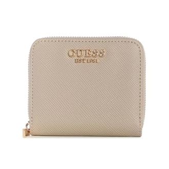 Guess Femme, Accessoires, Beige, Taille: ONE Size Mini Portafoglio Laurel II SLG