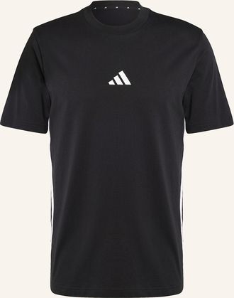 adidas T-Shirt Essentials 3-Stripes schwarz