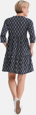 Stooker Midikleid TUNIKA Kleid V-Neck Tunika Kleid mit V-Ausschnitt Figurumspielend f&uuml;r Damen