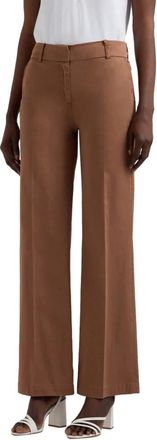 Harmont & Blaine Femme, Pantalons, Brun, Taille: 40 FR Pantalon Droit Taille Haute
