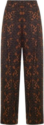 Pierre-Louis Mascia Femme, Pantalons, Brun, Taille: 38 FR Wide Pantalons